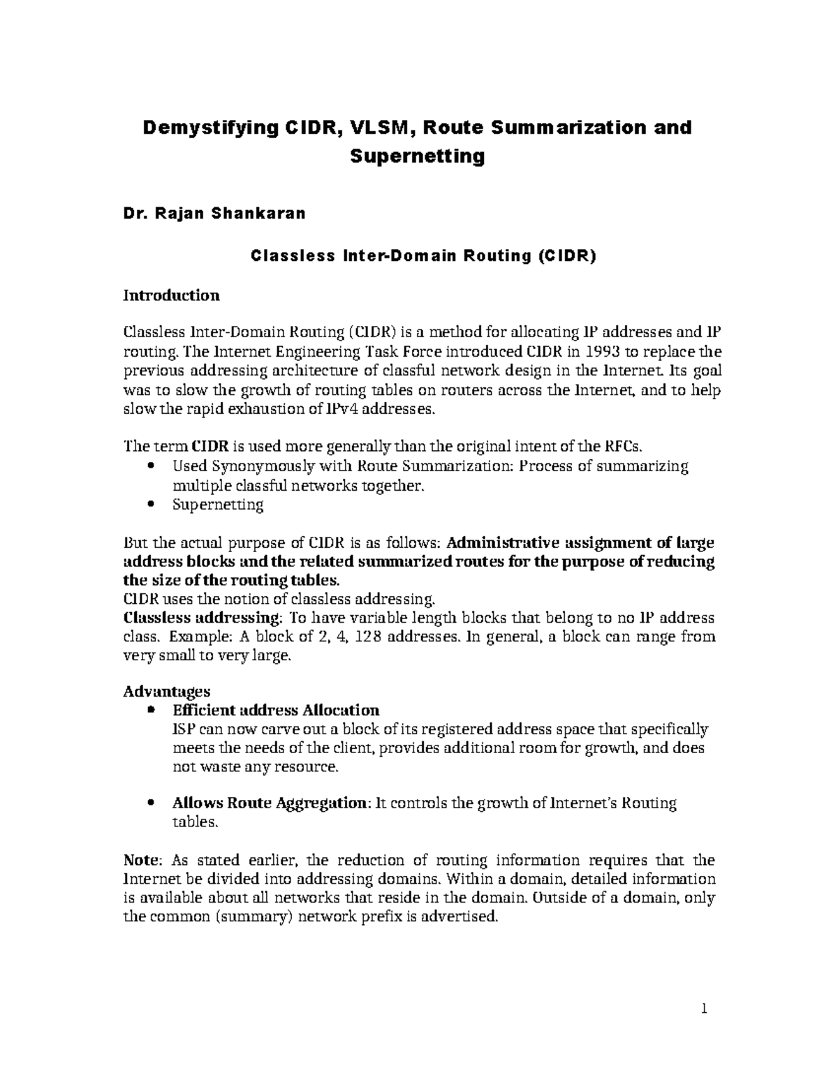 Cidr Notes 2024 Cidr Notes Demystifying Cidr Vlsm Route