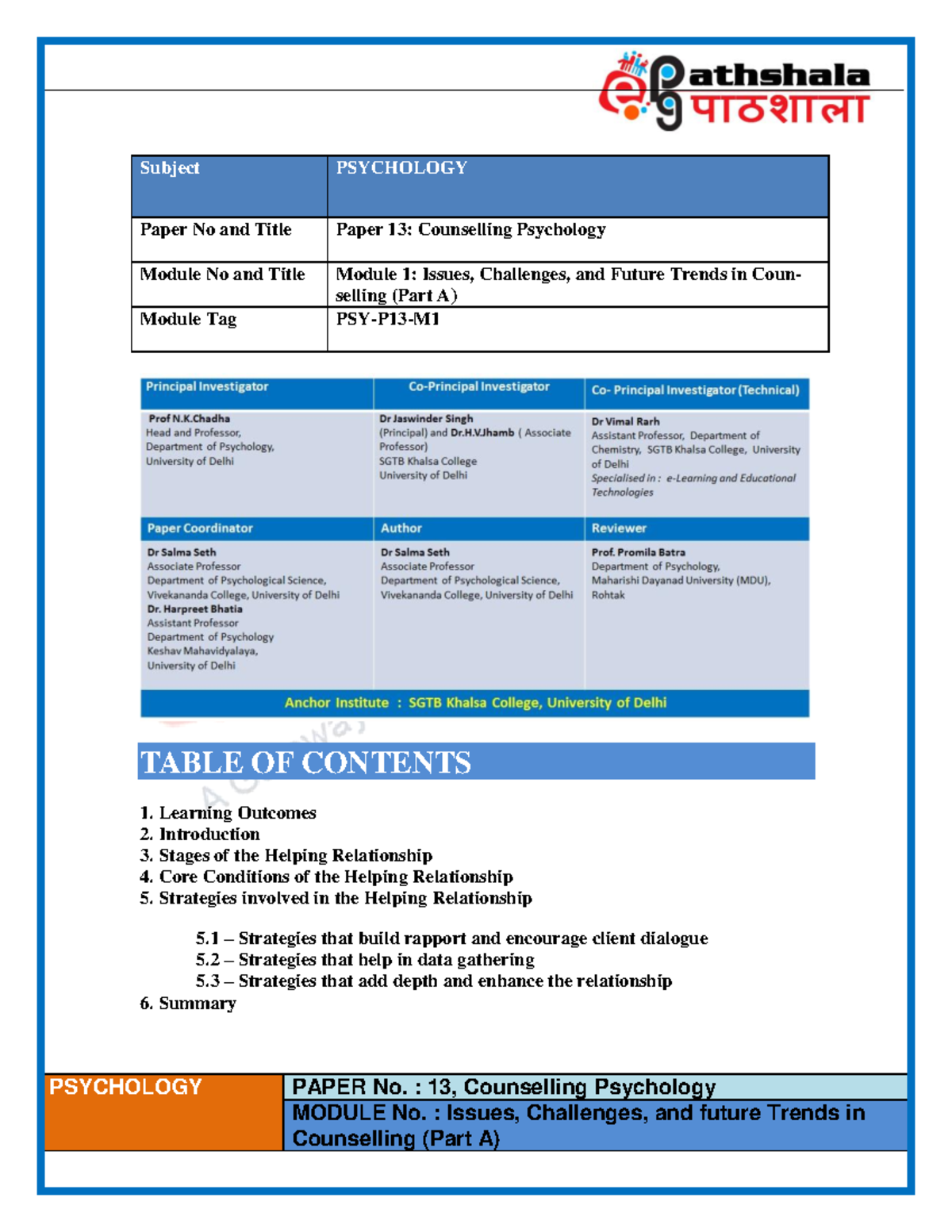 5347 et PSY P13 M1 E TEXT - Counselling psychology - PSYCHOLOGY PAPER ...