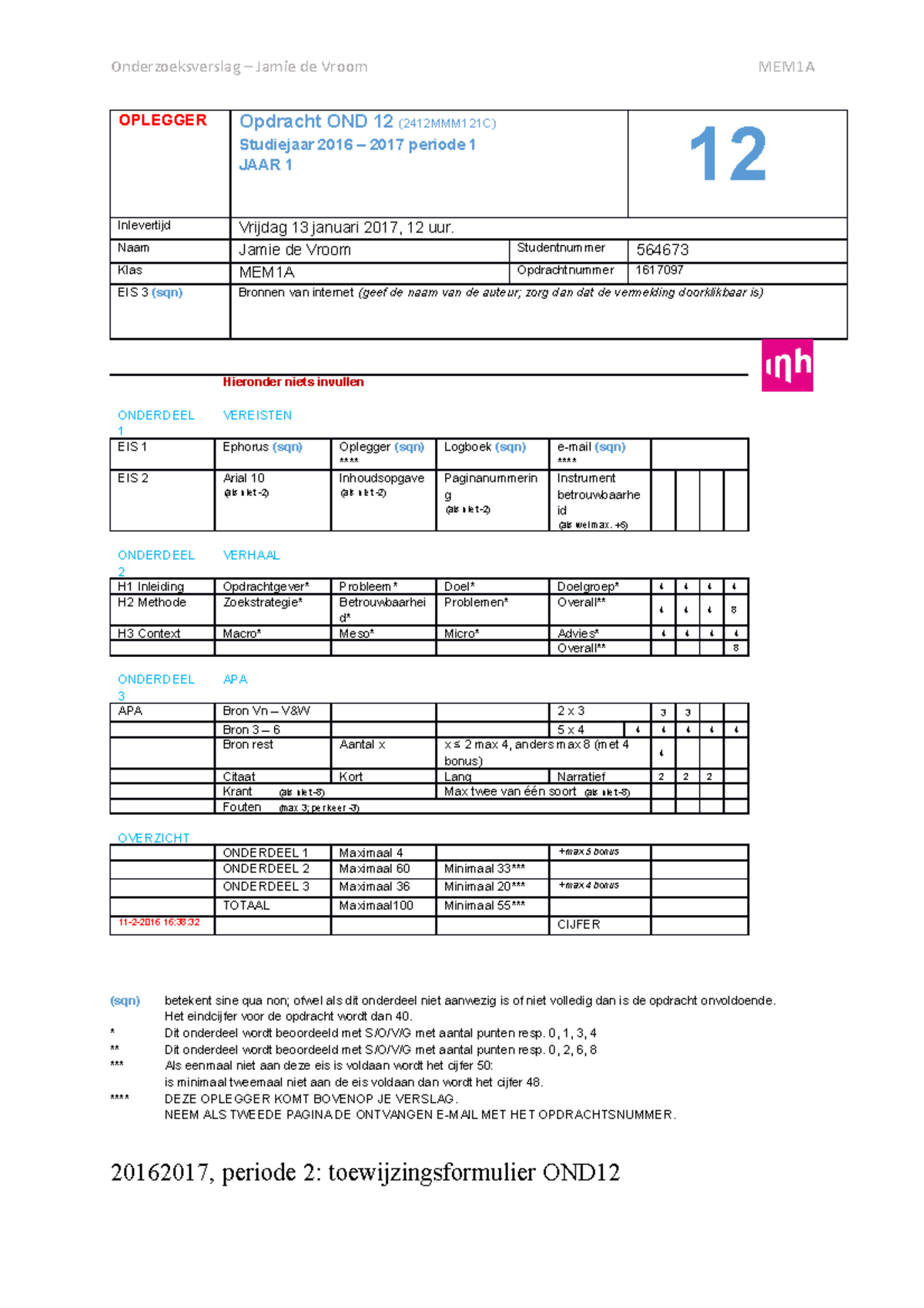 Voorbeeld onderzoeksverslag - Onderzoeksverslag – Jamie de Vroom ...