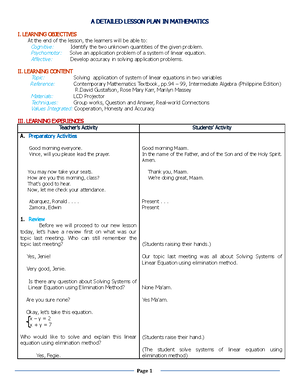 MELC DLL ENG 8 WEEK 3 Q1 DONE - GRADES 1 to 12 DAILY LESSON LOG MELC BASED School: Grade Level ...