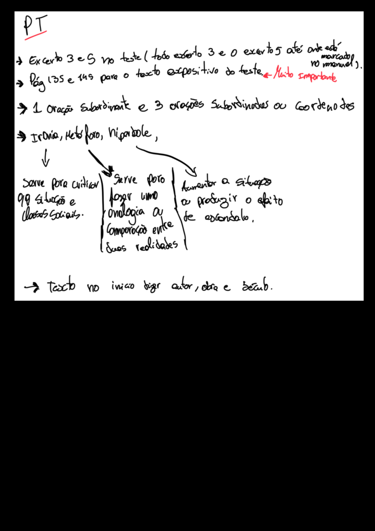 PT - Hshshsh - PT Excerto 3eg no teste( todo exerto 3eo exer to 5 ate ...