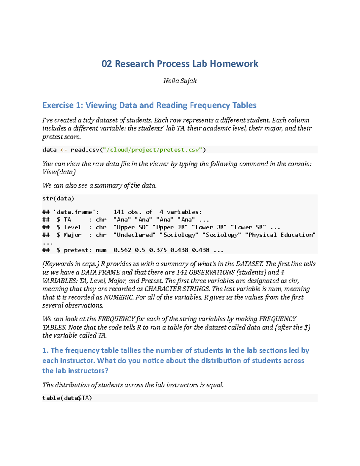 Lab 2 Assignment - 02 Research Process Lab Homework Neila Sujak ...