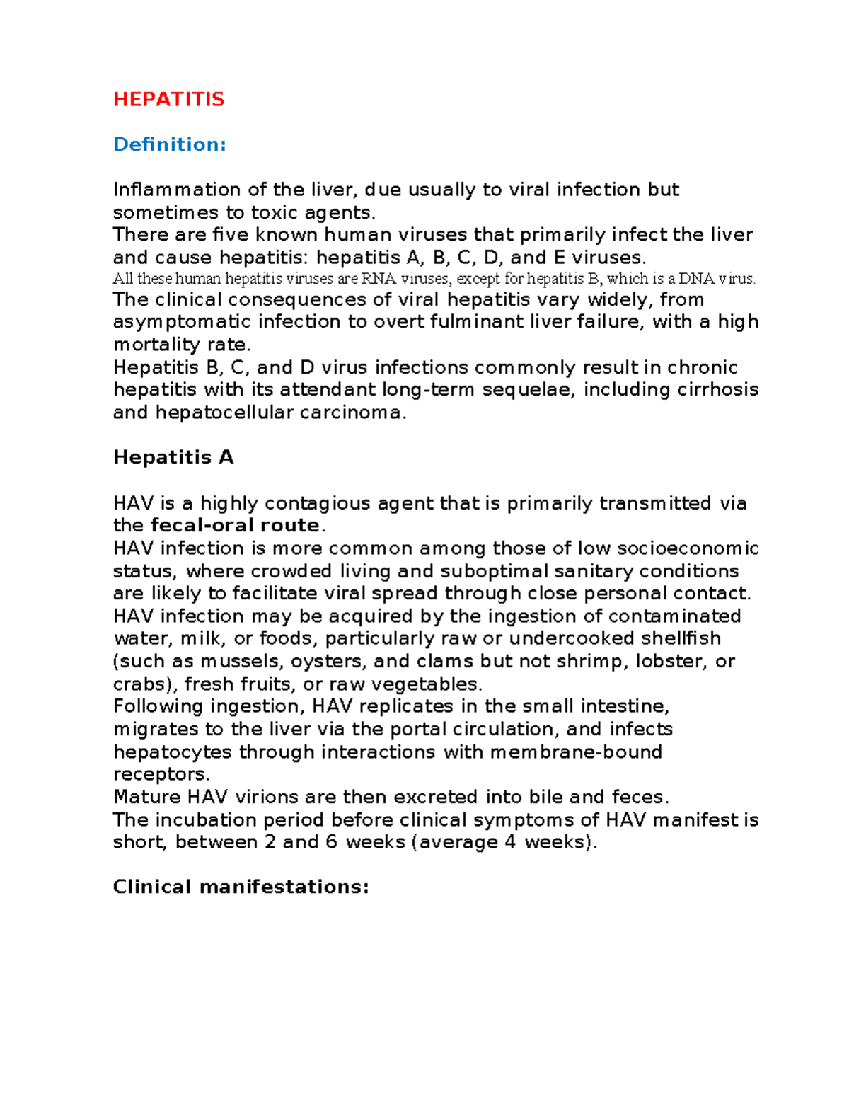Hepatitis - Makes you understand the pathology of the disease ...