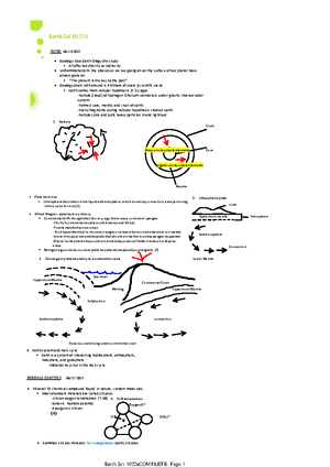 Lecture 1 – introduction to earth science - UWO - Studocu