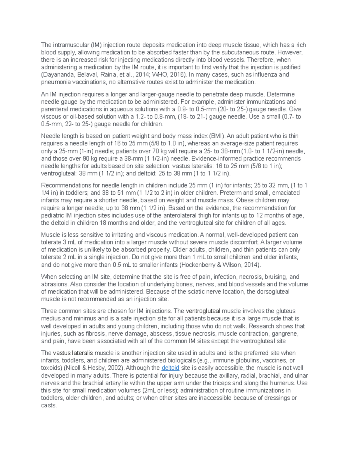 Module 7 Administration of Parenteral Medications - Injections Lesson 5 ...