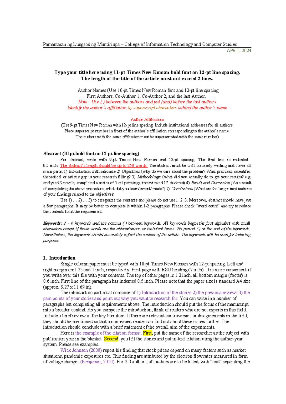 Full-Paper-Template-Format ELEC3 - APRIL 2024 Type your title here ...