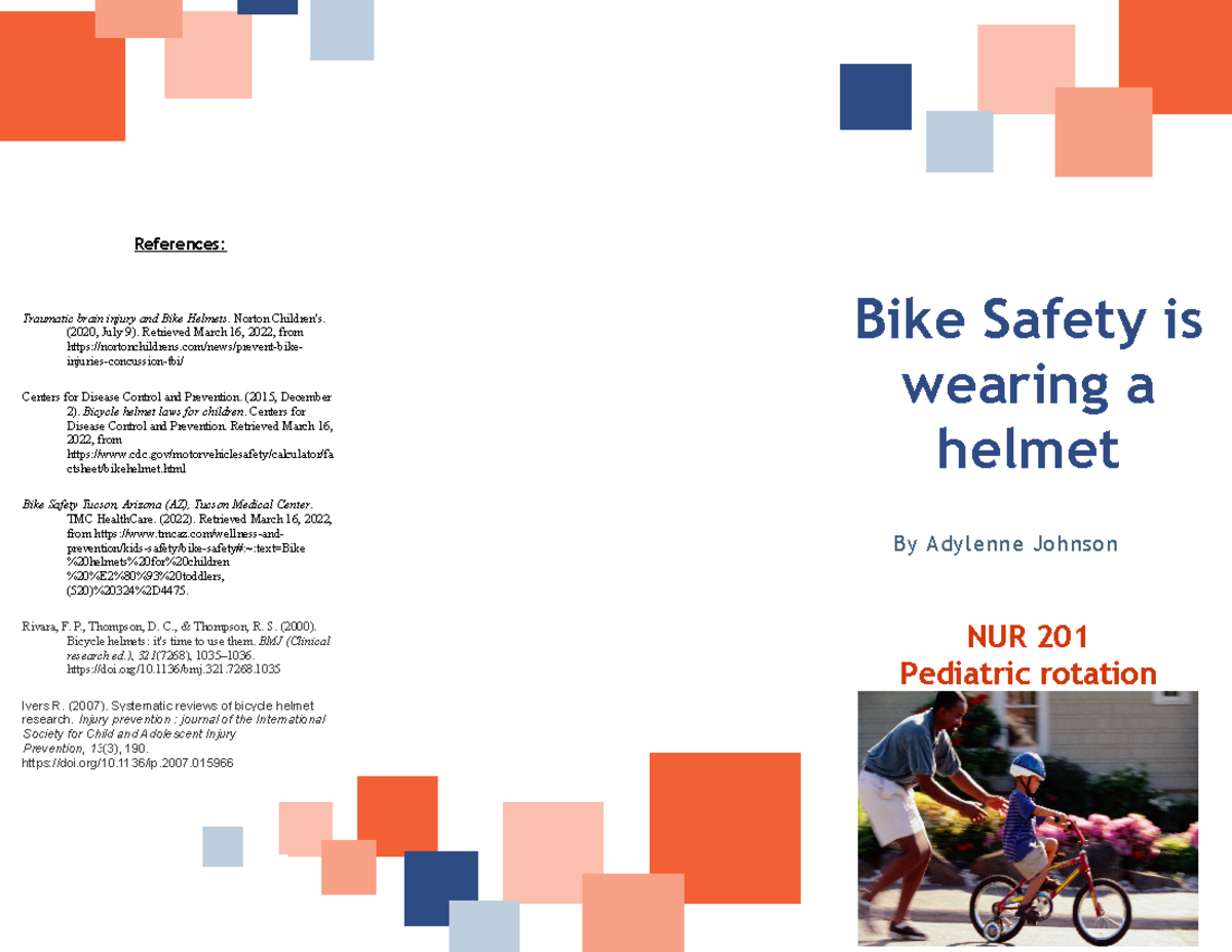 Pediatric pamphlet - References: Traumatic brain injury and Bike ...