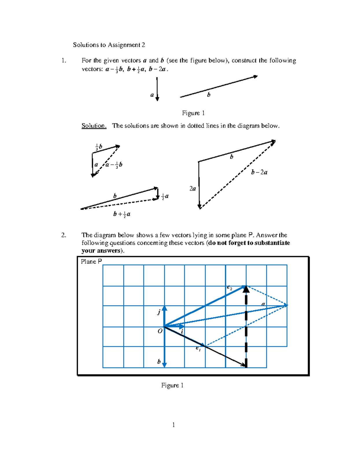 Solutions 2 Exercises 2 1 A - Solutions to Assignment 2 For the given ...
