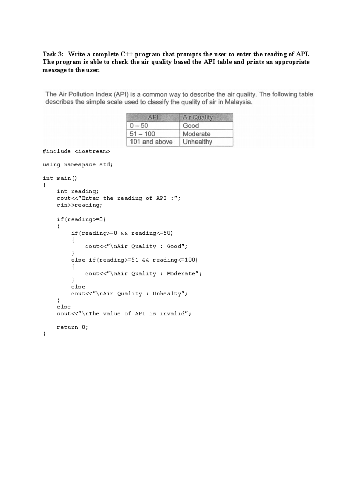 CSC425 Lab 6 - jbb - Task 3: Write a complete C++ program that prompts ...