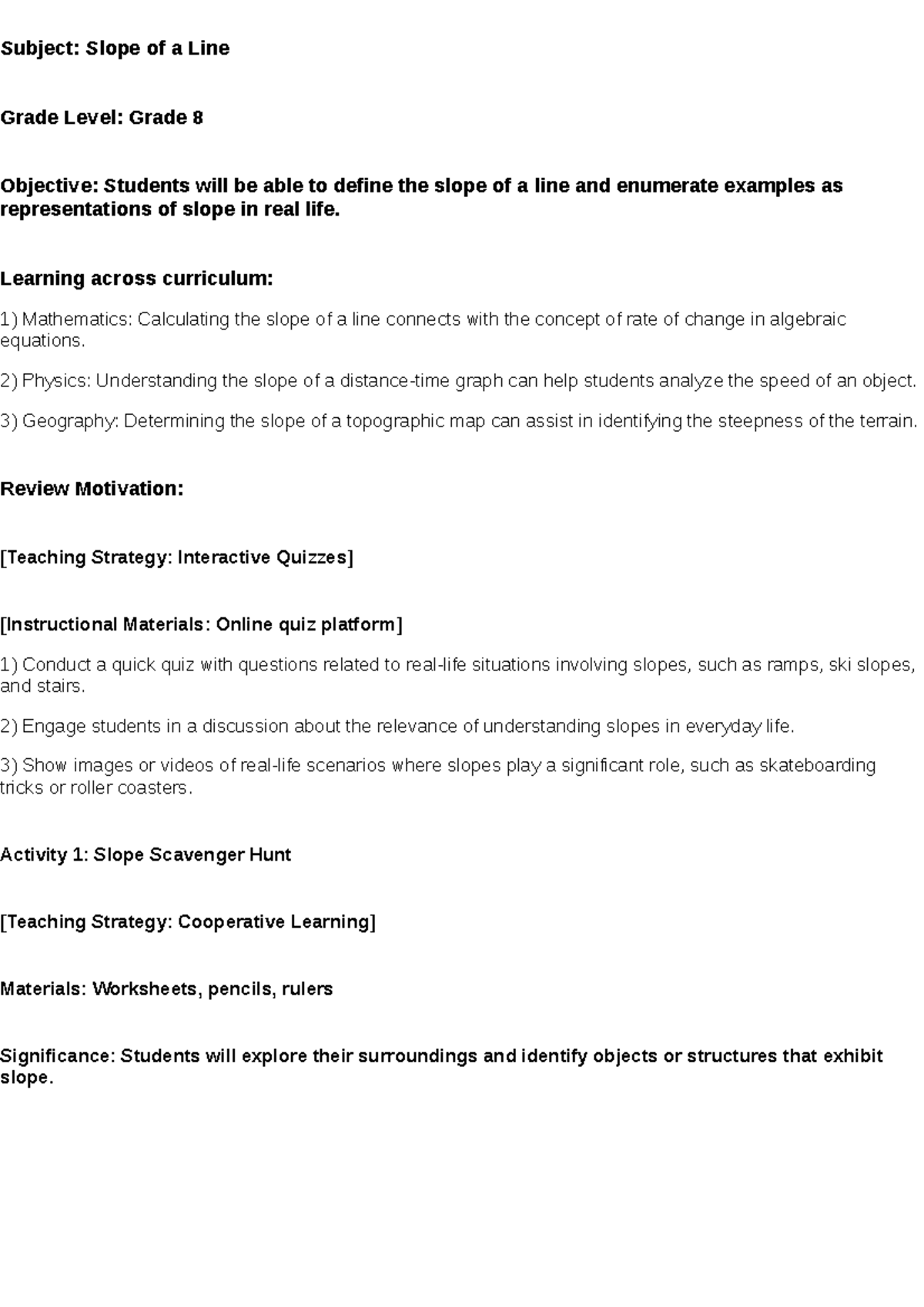 Lesson plan - that file is very helpful for those who need it ...
