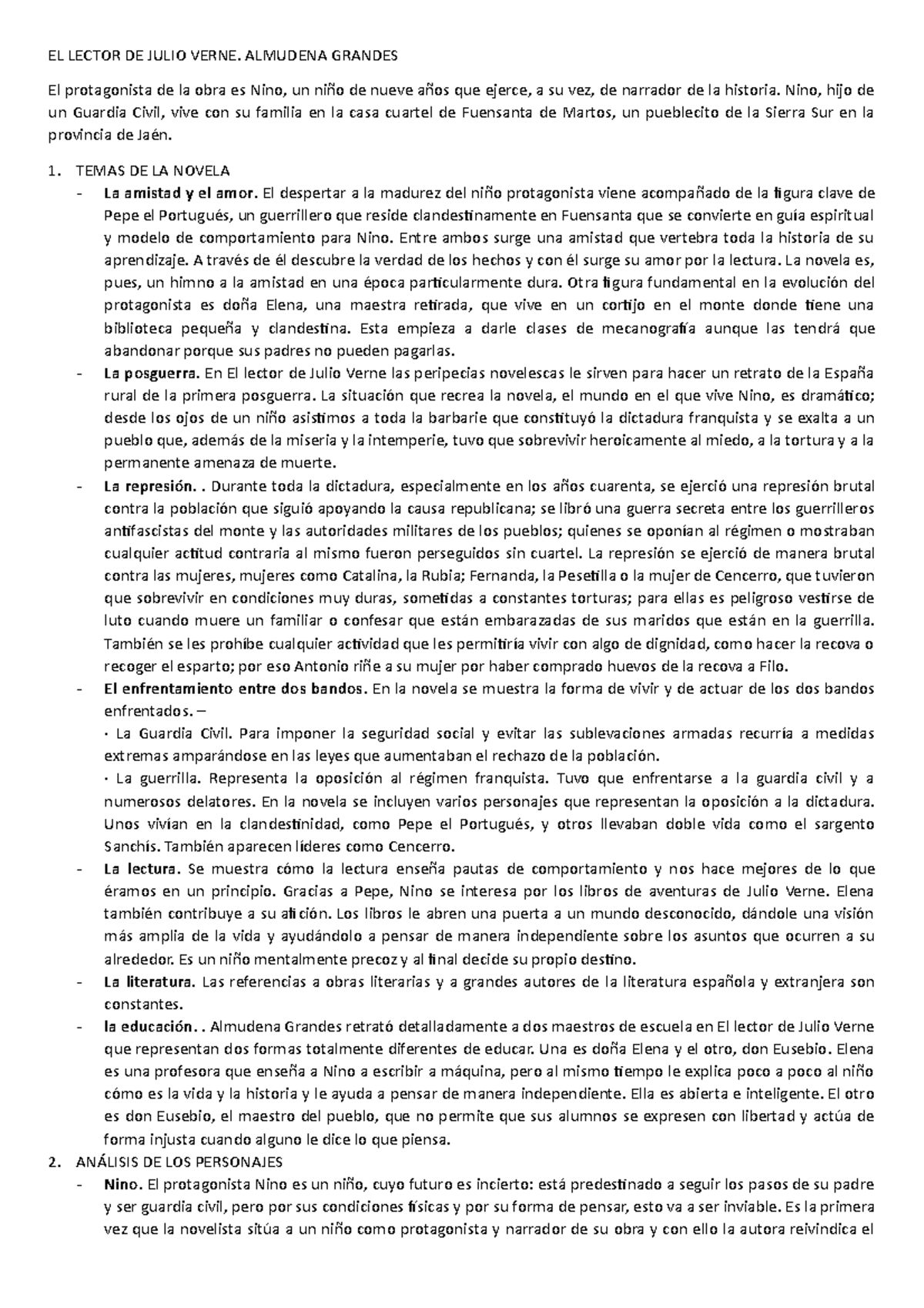 EL Lector DE Julio Verne - EL LECTOR DE JULIO VERNE. ALMUDENA GRANDES ...