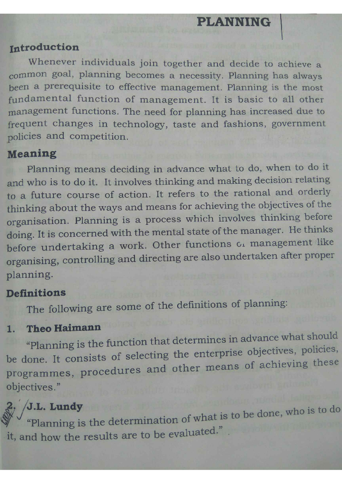 Planning introduction 8 - Business Management - Studocu