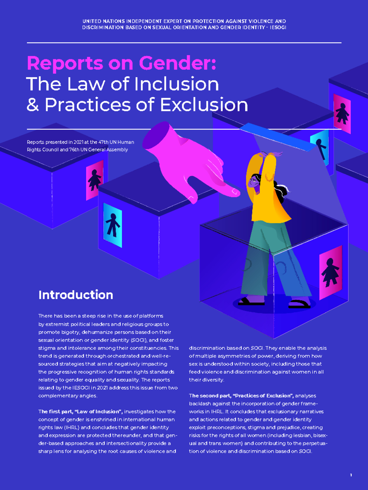 Reports on Gender Final Summary - Reports on Gender: The Law of ...