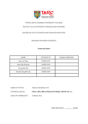 Tutorial 1 - Question 2 - Answer - Question 2 Music Lovers Sdn Bhd is a company with a chain of ...