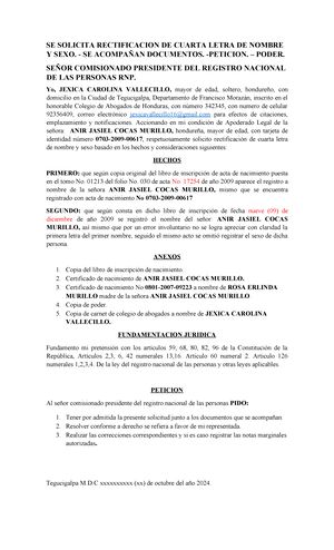 Inaudita parte alimentos - DEMANDA VIA PROCESO ABREVIADO NO DISPOSITIVO ...