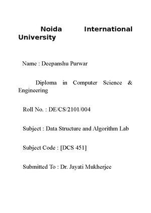 Minor Project BCA - BCA MINOR PROJECT REPORT ON “HOTEL MANAGEMENT ...