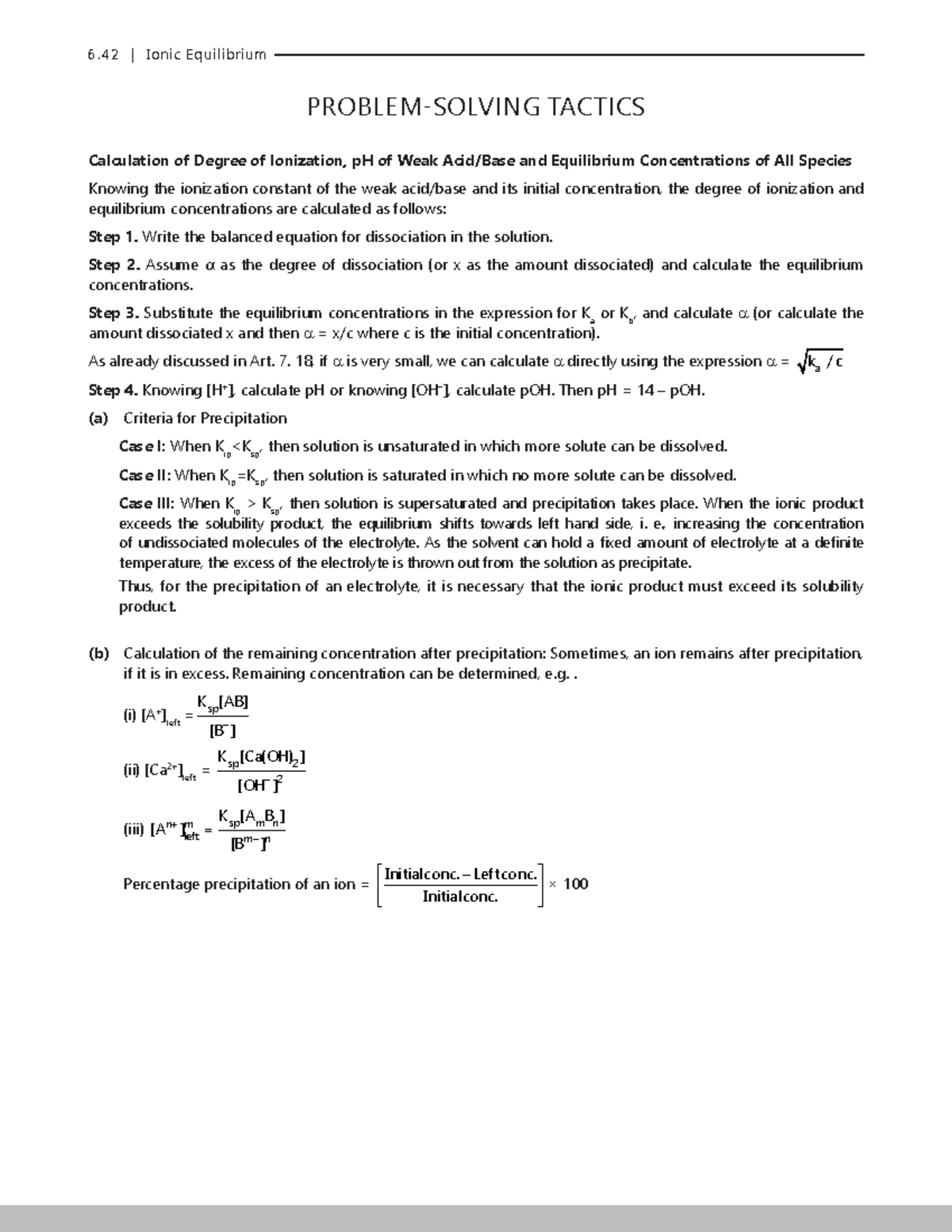 6.Ionic-Equilibrium Problem- Solving- Tactics. 2 - 4 2 | Ionic Equilibrium PROBLEM-SOLVING ...