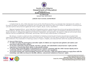 JEL-Plan Juliana Honeylet L. Amper-MT I - Job-Embedded Learning (JEL ...