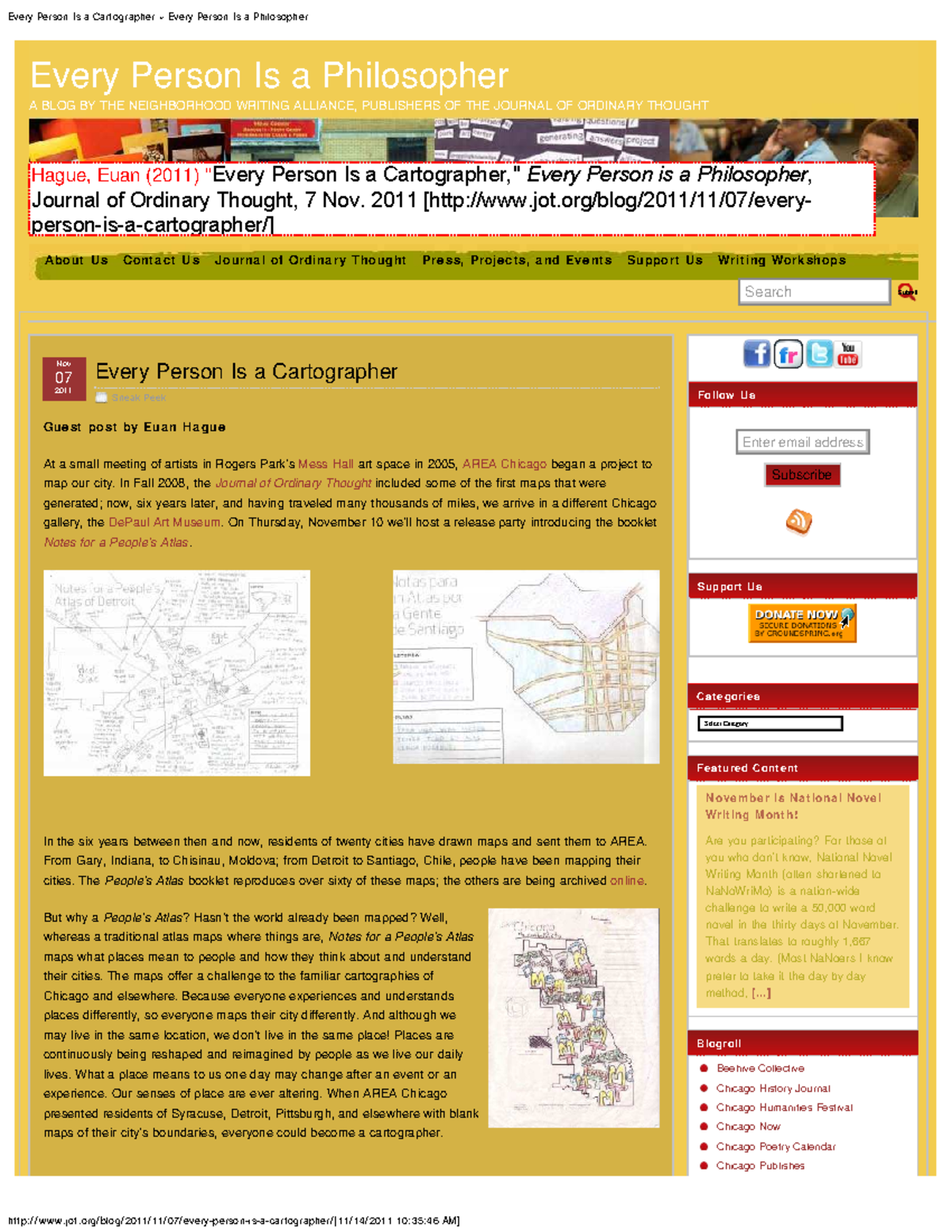 Every Person Is a Cartographer Every Per - A BLOG BY THE NEIGHBORHOOD ...