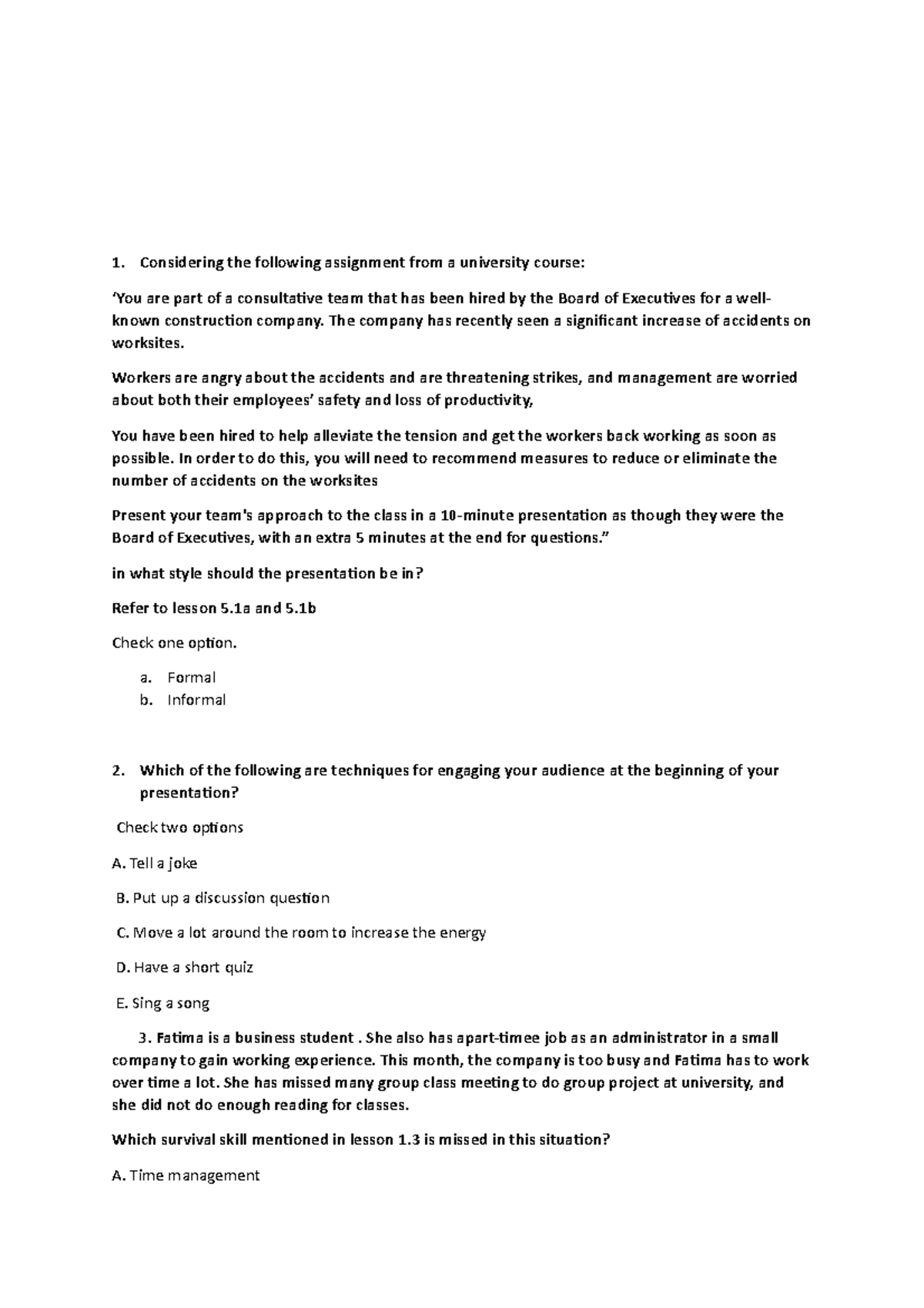 Ssl101c fe spring 2022 - Considering the following assignment from a ...
