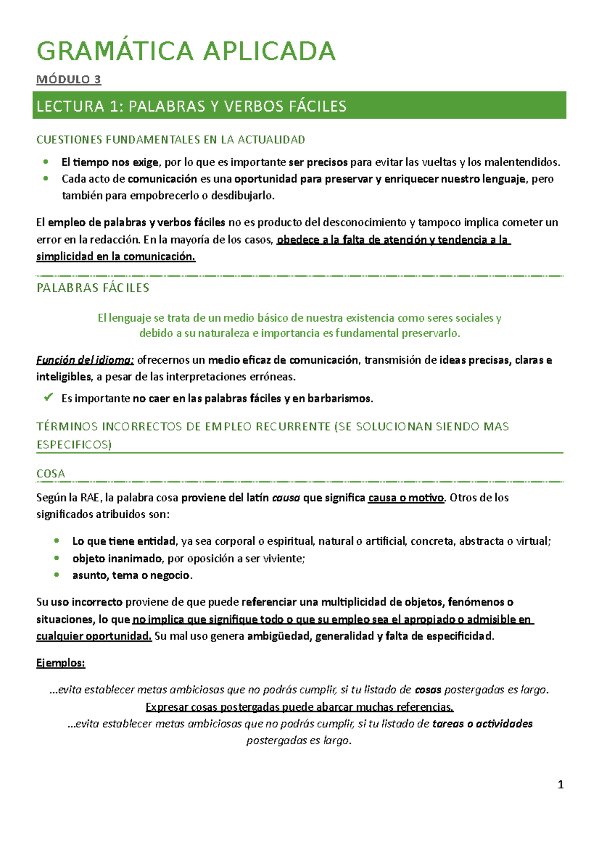 Gramática aplicada - 2do parcial - Resumen - GRAMÁTICA APLICADA ...