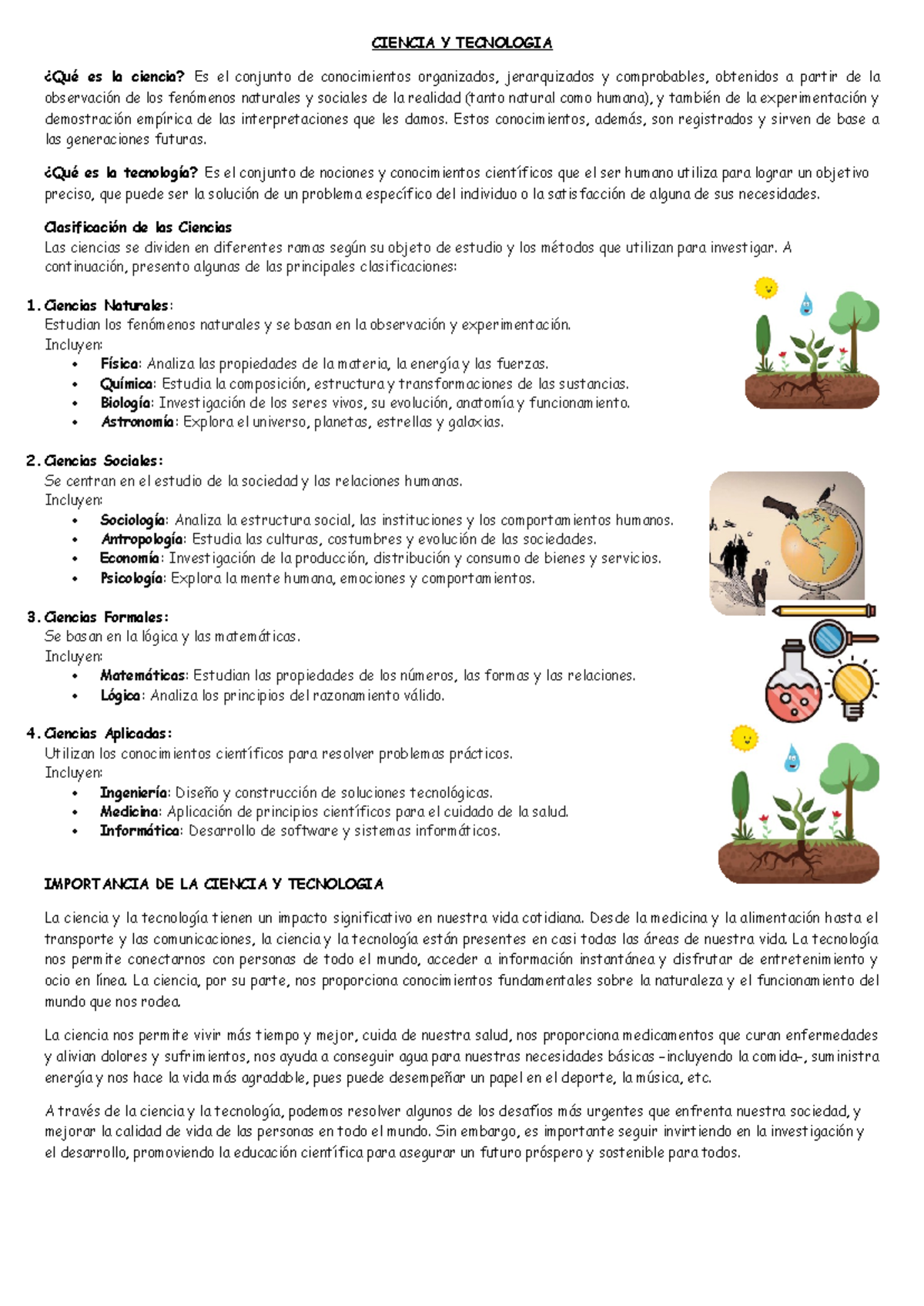 Anexo S3 Ciencia Y Tecnologia - CIENCIA Y TECNOLOGIA ¿Qué es la ciencia ...