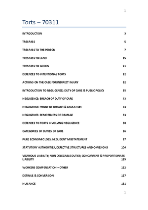 Australian Principles of Tort Law - (Chapter 1 Introduction to the Law ...