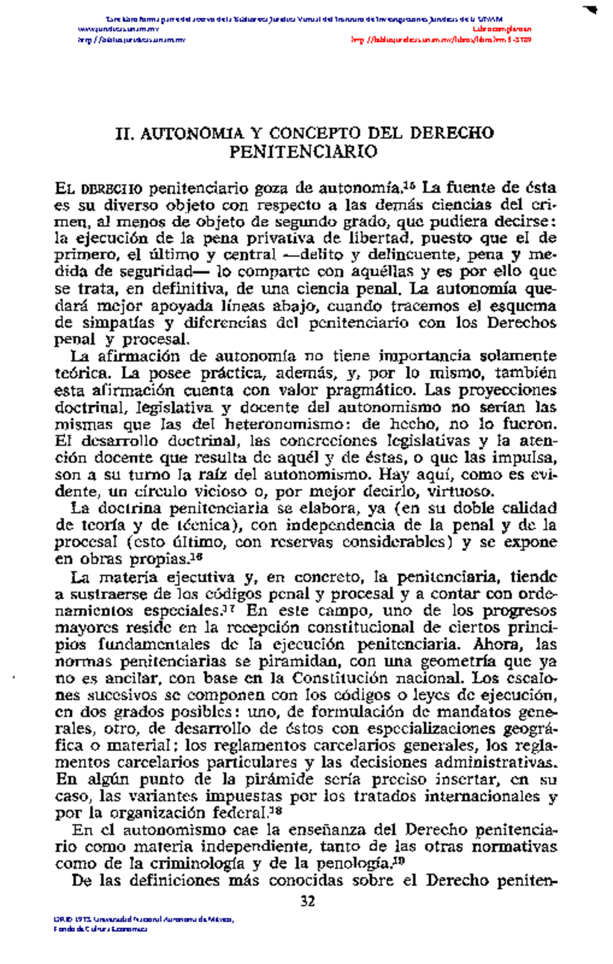 5 - kmkl - 11. AUTONOM1A Y CONCEPTO DEL DERECHO PENITENCIARIO EL ...