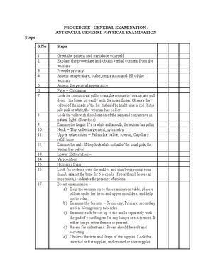 For Advance Nursing Skill Lab checklist - Allocation of Medical ...