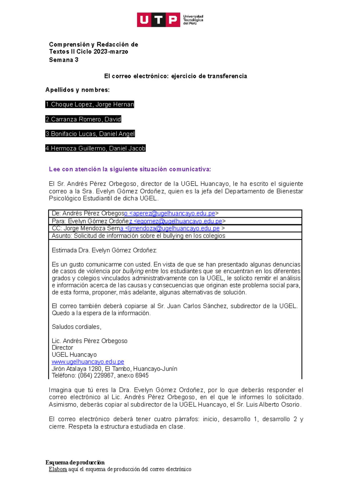 Semana 3Comprensión y Redacción de Textos II Ciclo 2023 - Comprensión y ...