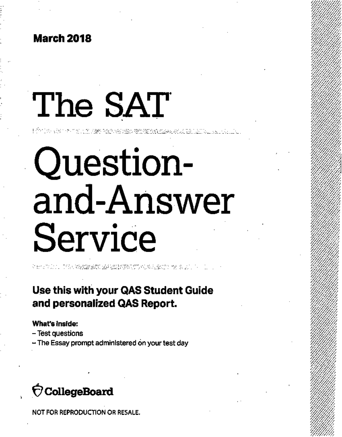 March 2018 SAT QAS Full Test - ACC4313 - Studocu