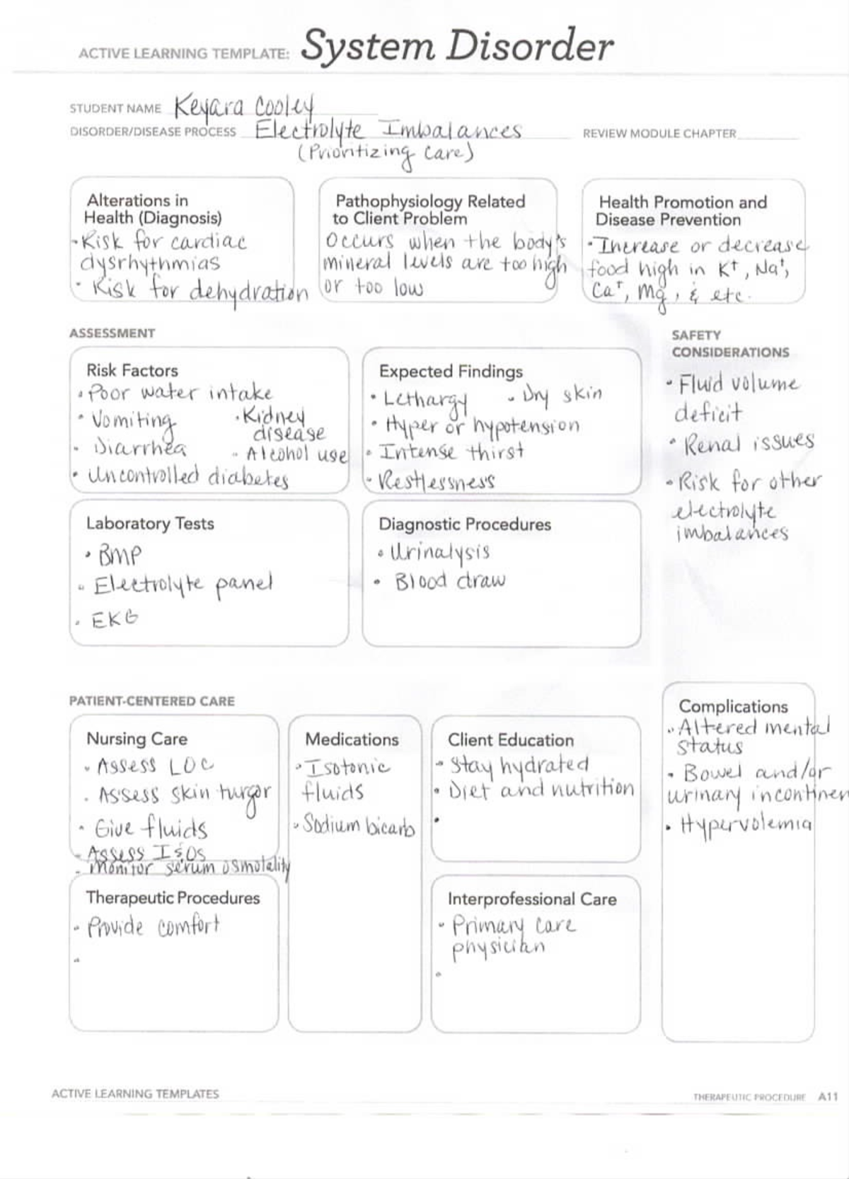 ATI Perfusion Template 2 - NURN 236 - Studocu
