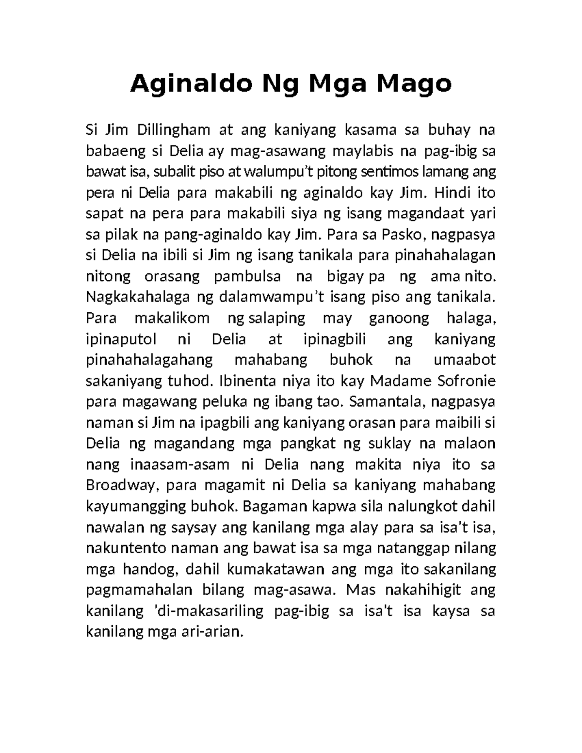 Aginaldo Ng Mga Mago - free download - Aginaldo Ng Mga Mago Si Jim ...