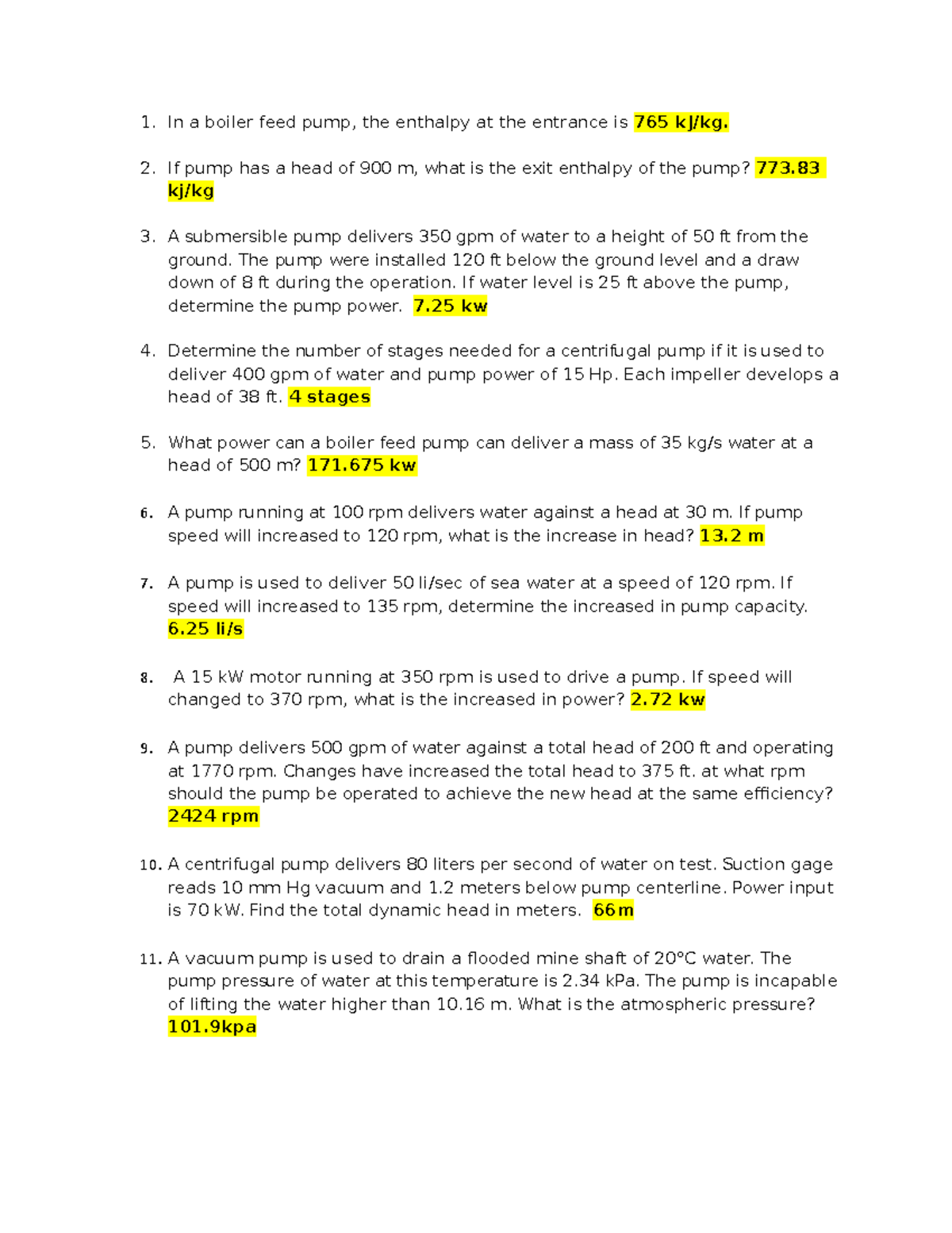 Looksfam boiler pump - In a boiler feed pump, the enthalpy at the ...