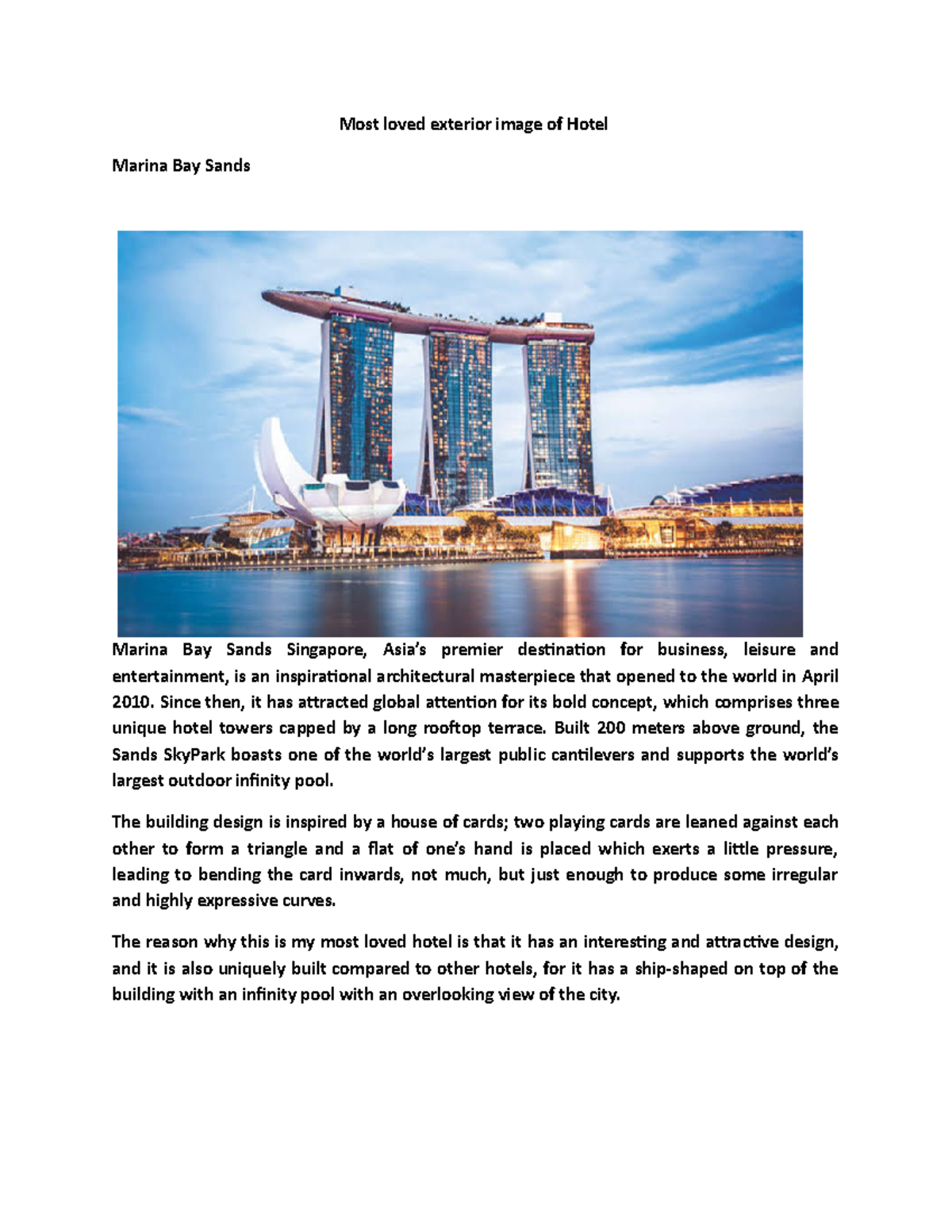 Essay - Exterior Image of Hotel and Restaurant - Most loved exterior ...