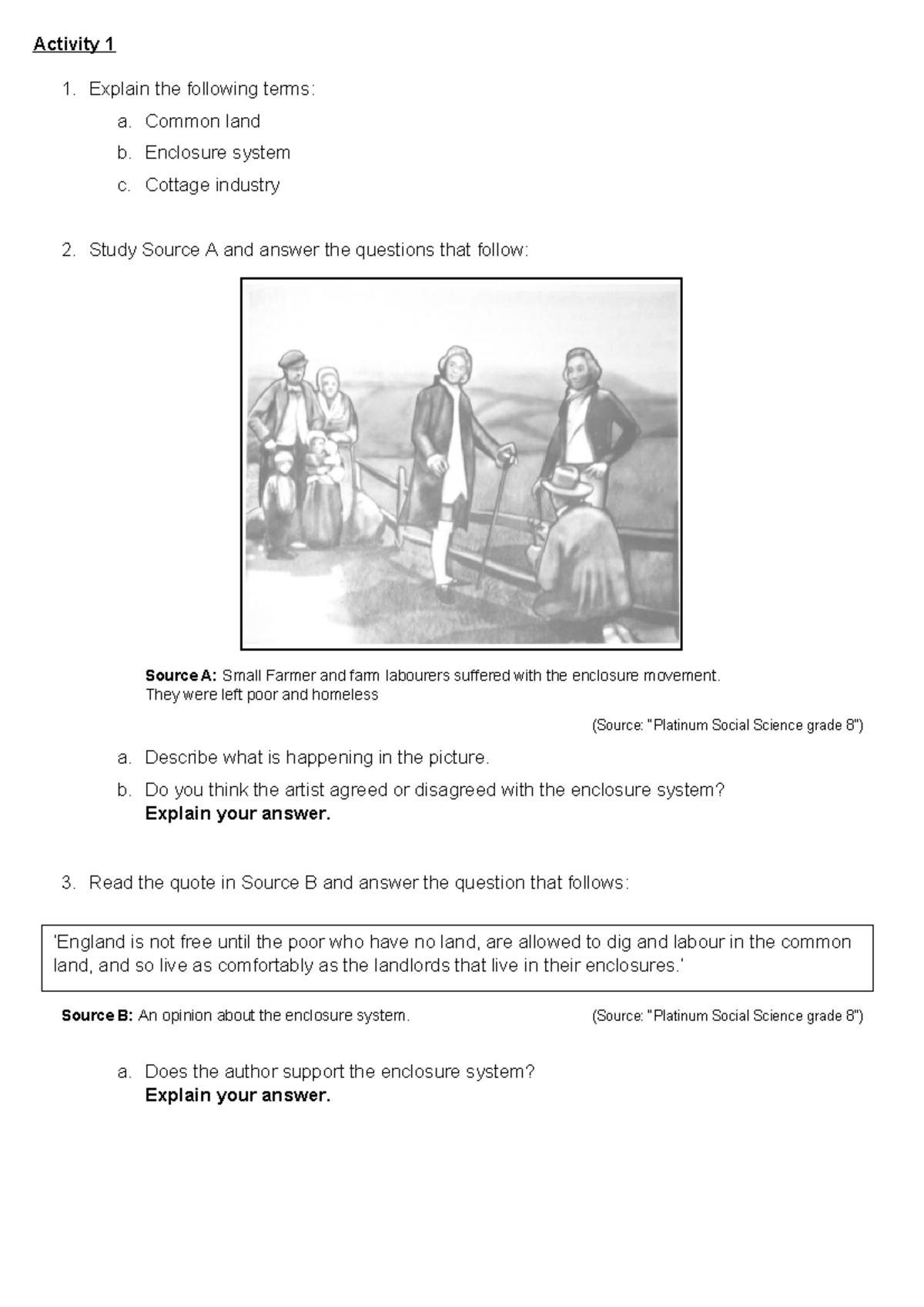 History grade 8 Activity 1 - Activity 1 1. Explain the following terms ...