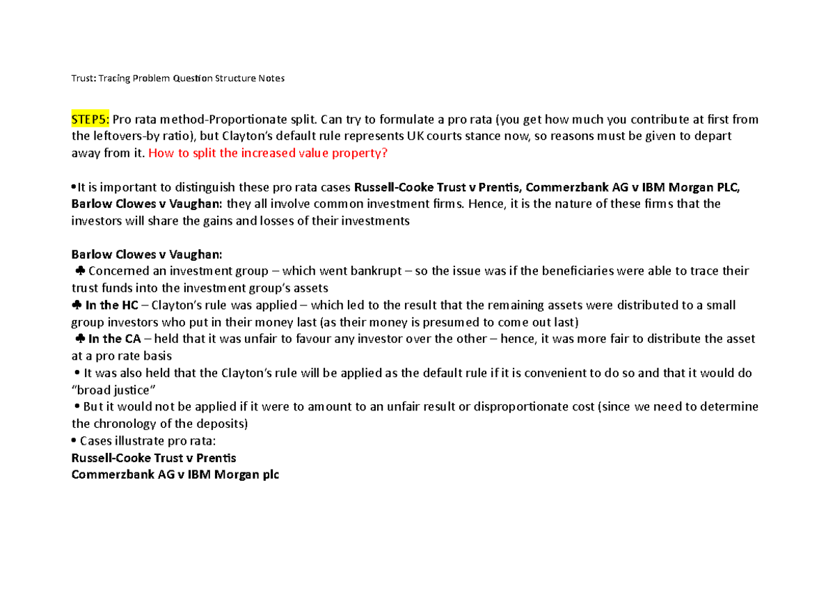 Tracing Problem question Sturcture Note Part 3 - Trust: Tracing Problem ...