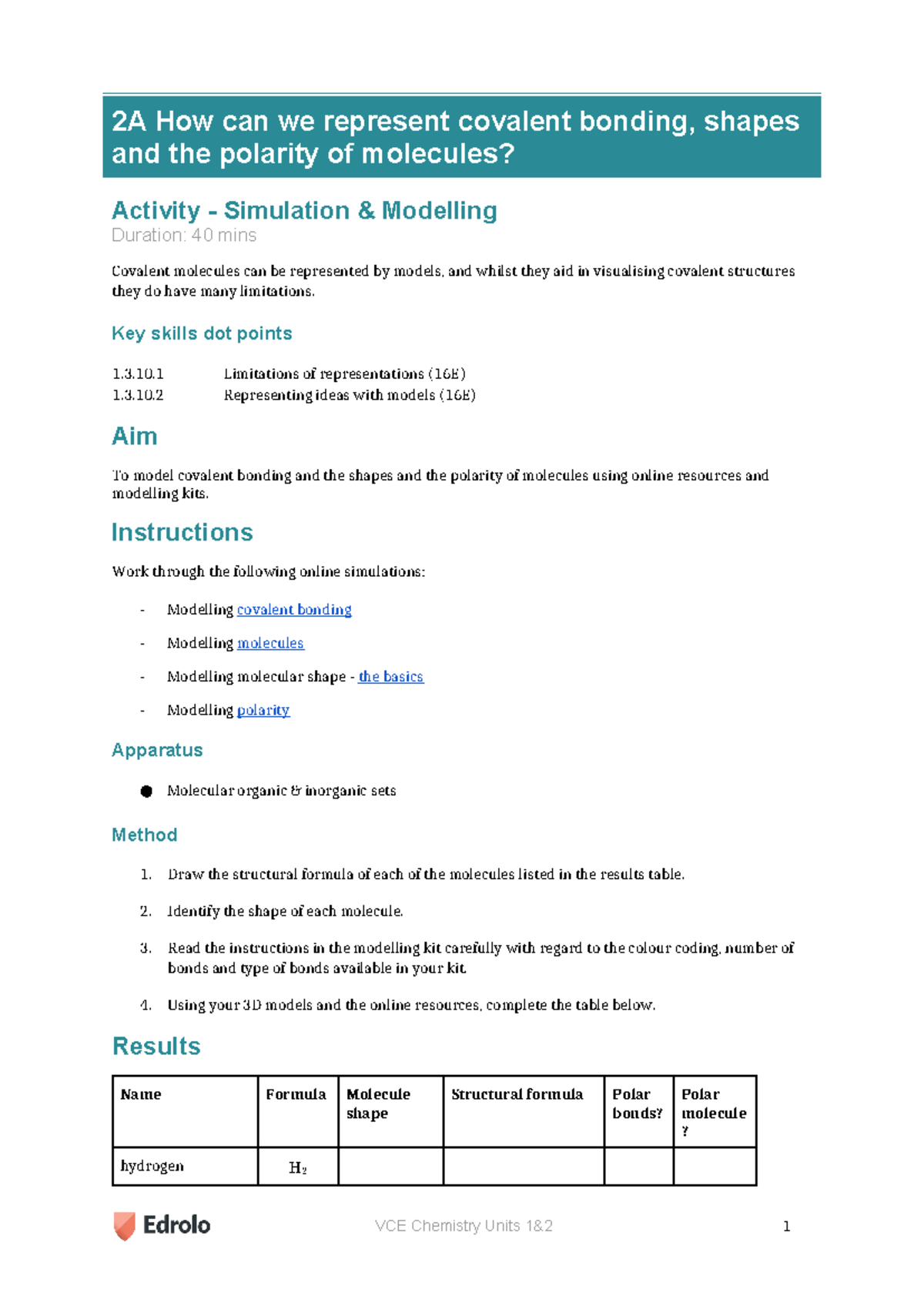 2A Activity - Word doc - something to try - 2A How can we represent ...