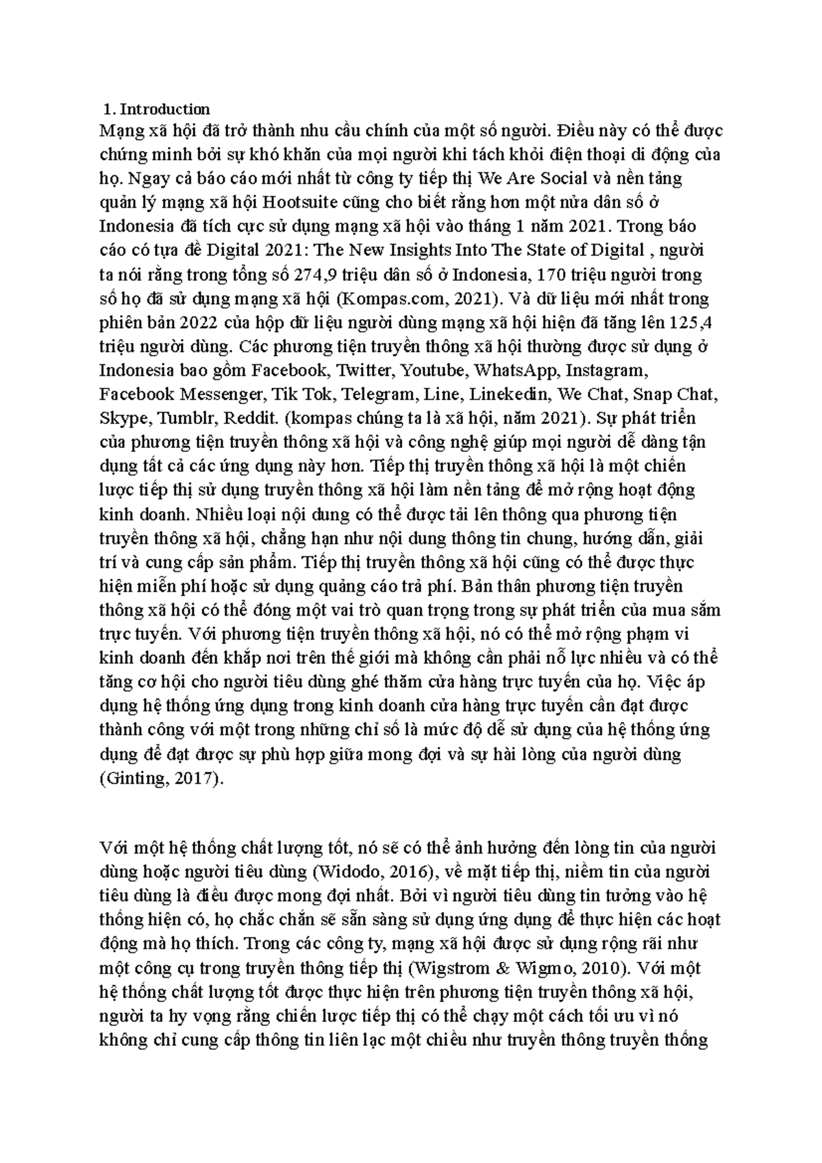 Tik tok shop concept 2 translated - 1. Introduction Mạng xã hội đã trở ...