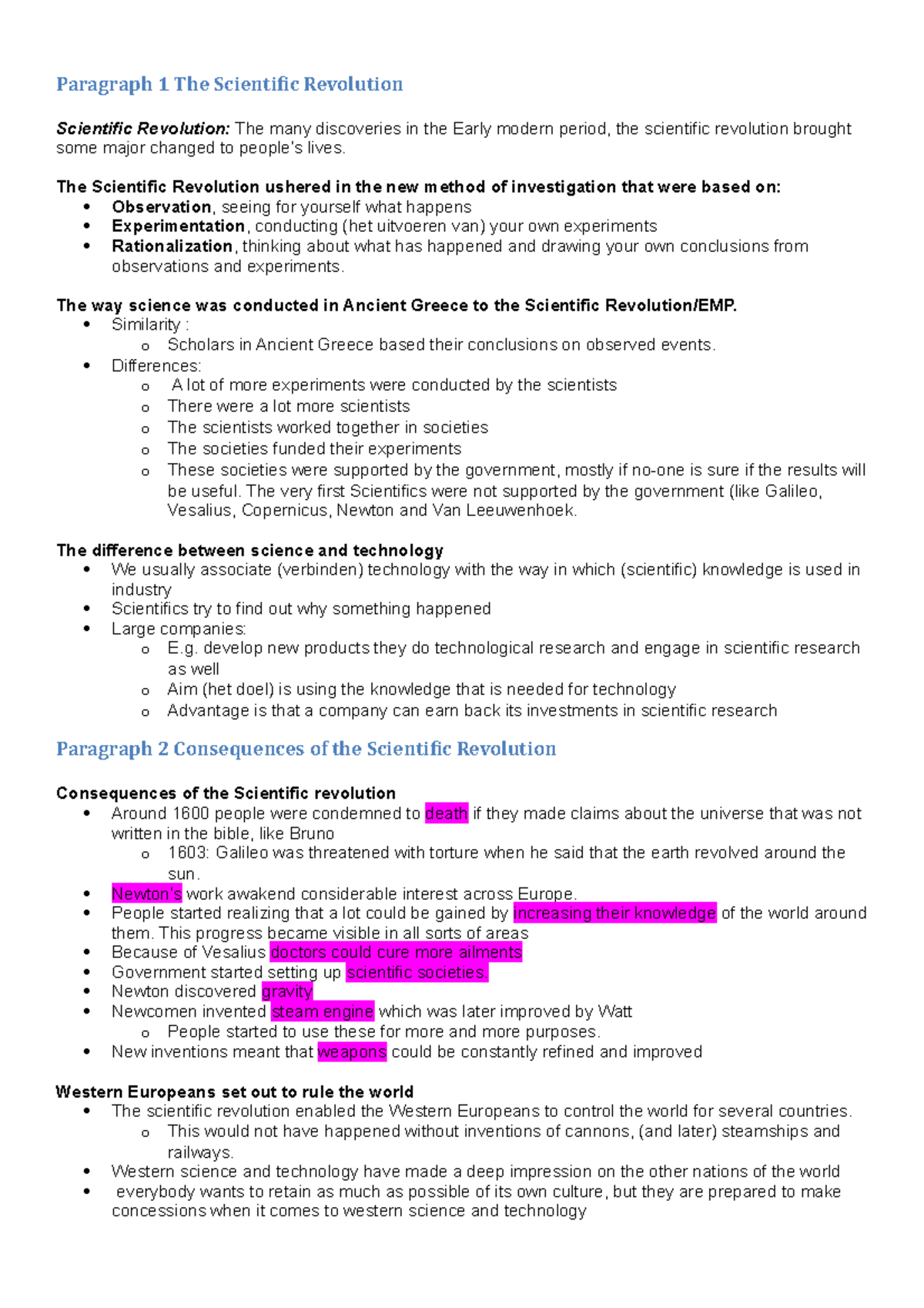 Chapter 2 Scientific revolution, Enlightenment and French revolution ...