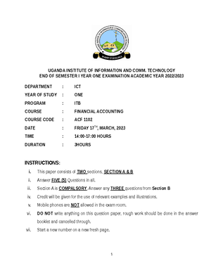 S.6 Ent. P230 UNEB questions - P230/ ENTREPRENEURSHIP EDUCATION Paper 1 ...