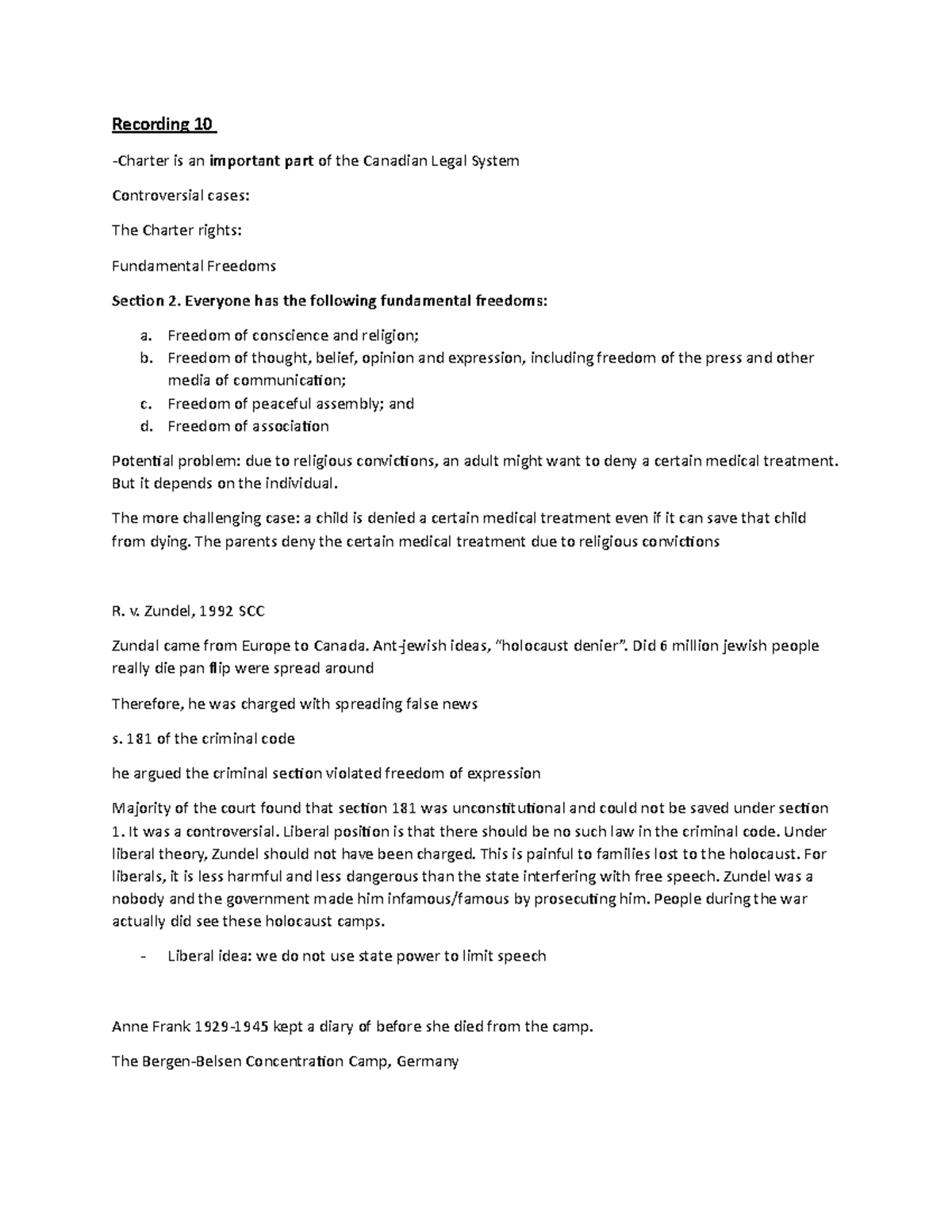 Recording 10 Charter Mike Sporer - Recording 10 -Charter is an ...