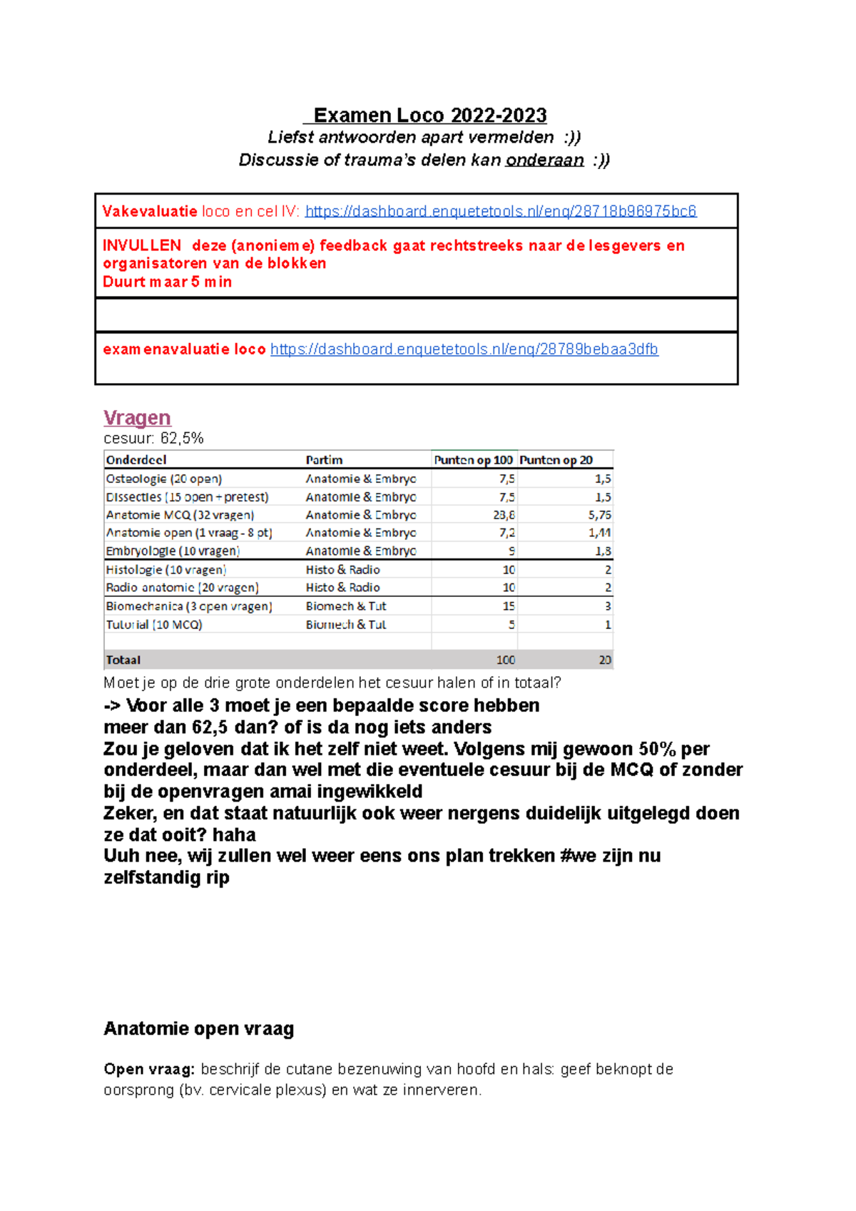 Examen Loco 2022-2023 - joeroqinjlbn lkrev s - Examen Loco 2022- Liefst ...