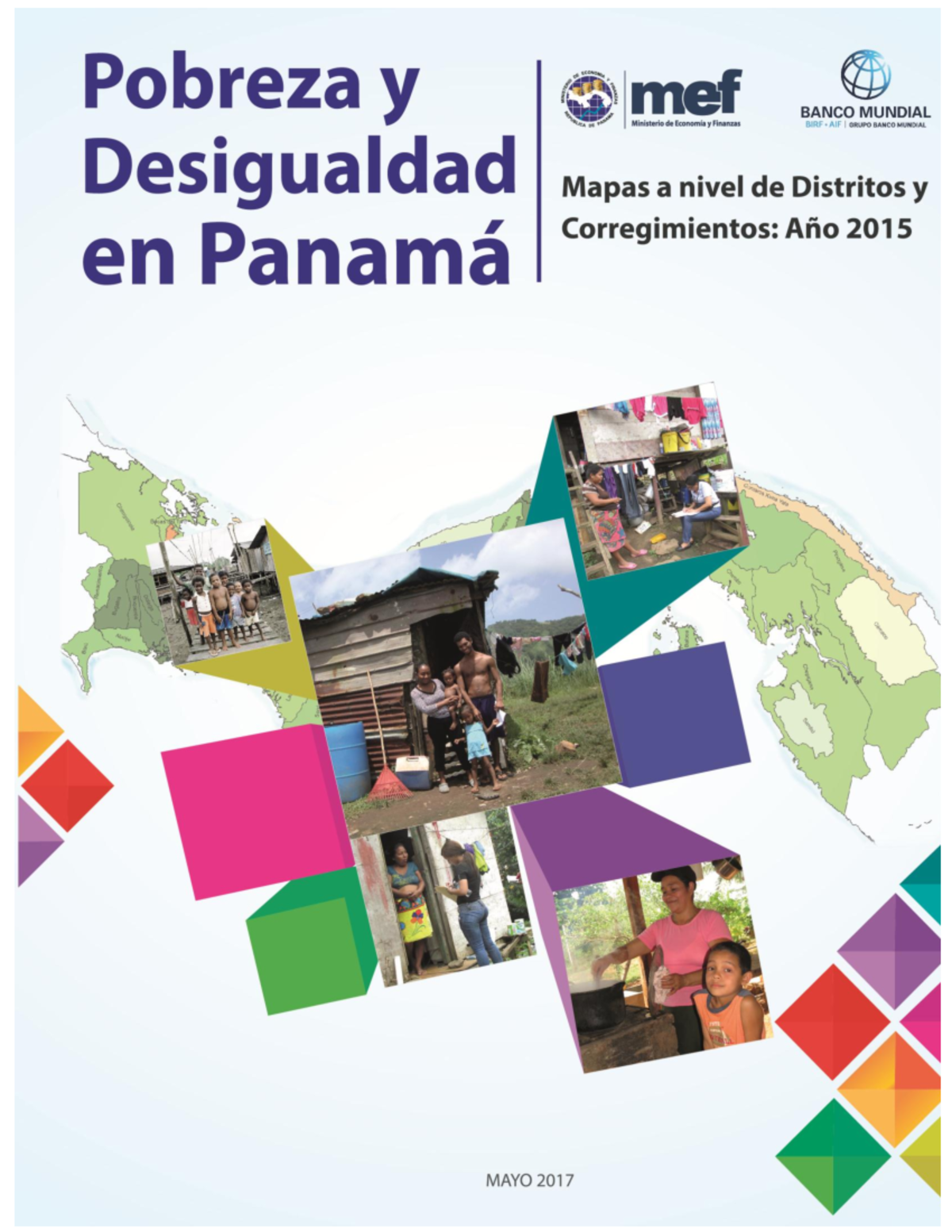 Pobreza y desigualdad en Panama Mapas a nivel de Distritos y ...