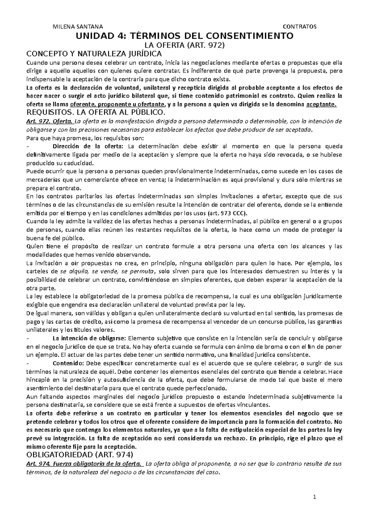 Contratos Unidad-4 - eeeeeeeeeeeeeeeeeeeeeeeeee - UNIDAD 4: TÉRMINOS ...