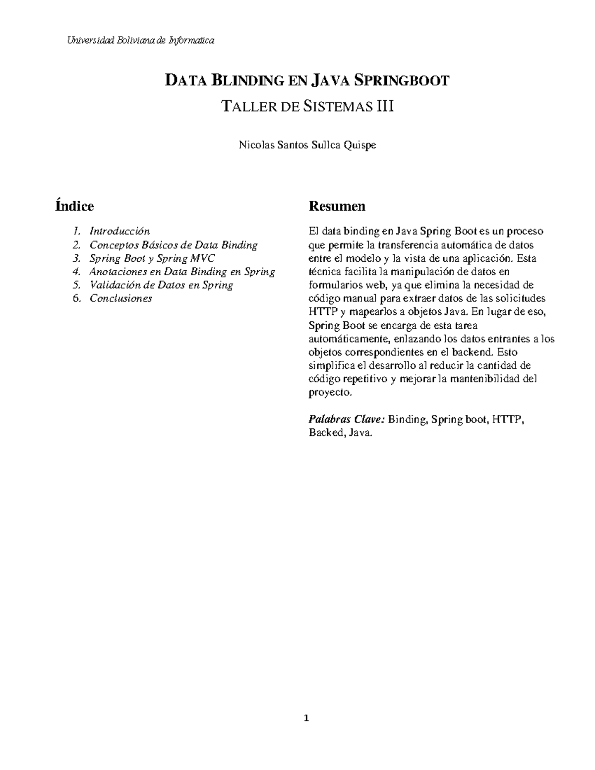 Data Blinding-Inv - Sobre el Data Binding en Java - Universidad ...