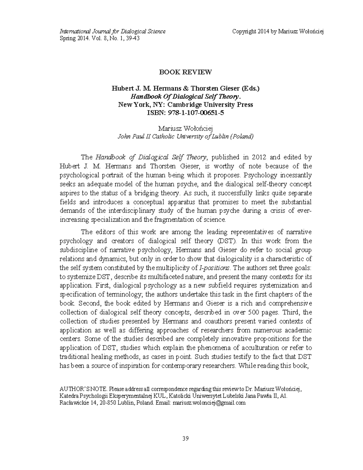 IJDS.8.1 - None - International Journal for Dialogical Science ...