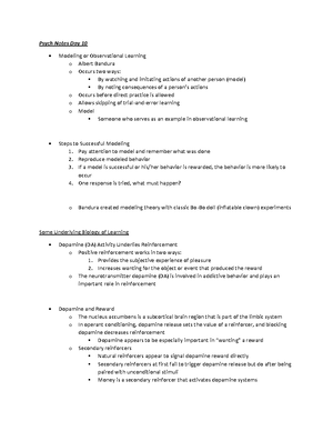 Psych Mod 4-5 - Textbook - PSY 111 - Studocu