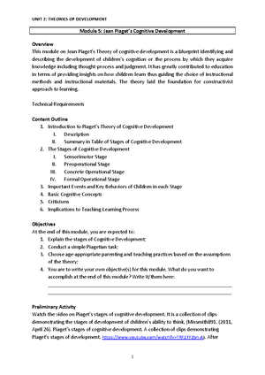 ED 101 Module 2 Issues on human development - Module 2: Issues on ...