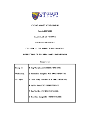 Tutorial Answers (Chapter 26) - Tutorial Answers: Chapter 26 Please click on file below to ...